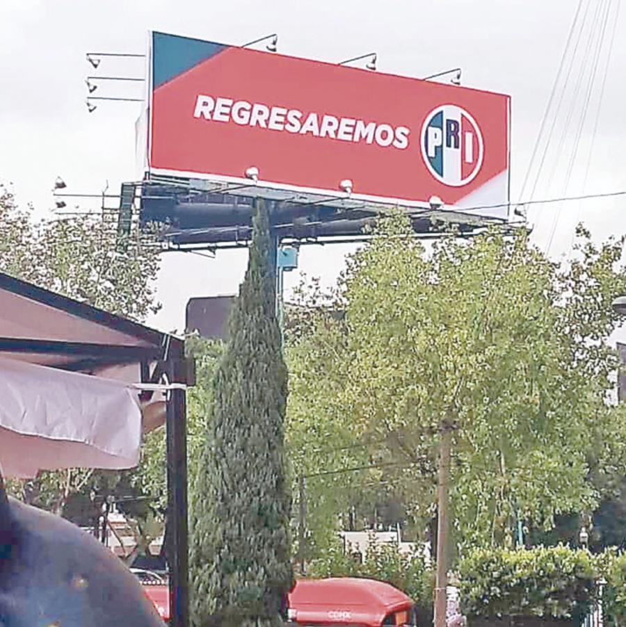El PRI anuncia regreso con espectaculares en el país - ContraRéplica ...