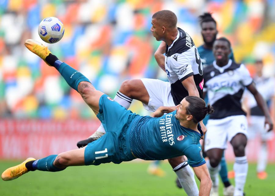 Con un golazo de chilena, Ibrahimovic mantiene líder al Milan ...