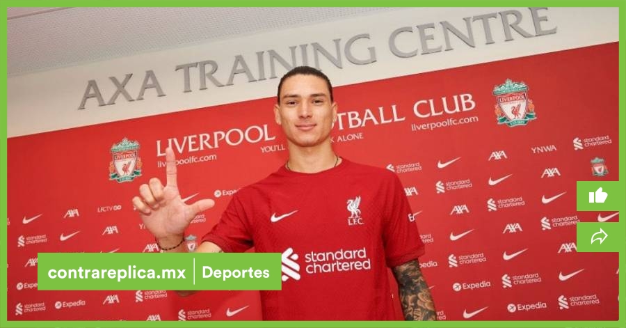 Oficial: Darwin Núñez ya viste la playera del Liverpool - ContraRéplica ...