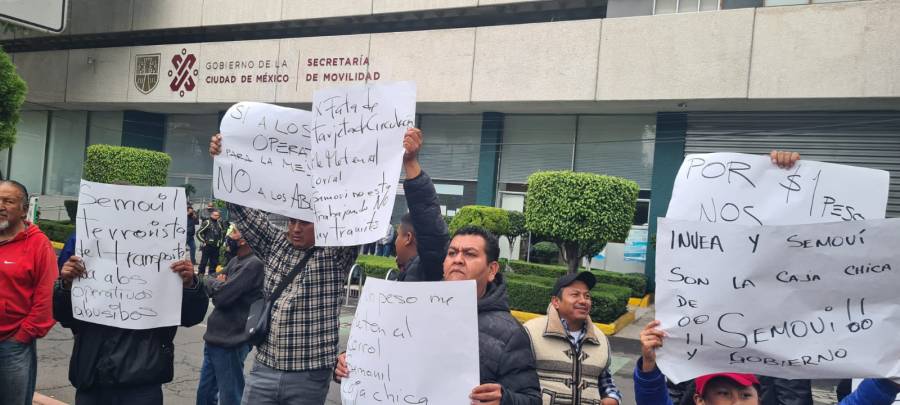 Acusan represión de Setravi e Invea tras pedir aumento de tarifa ...