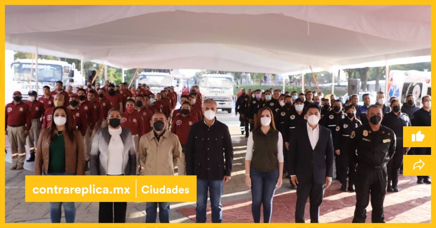 Alcalde de Ecatepec entrega bonos económicos a 164 elementos del Heroico Cuerpo de Bomberos ...