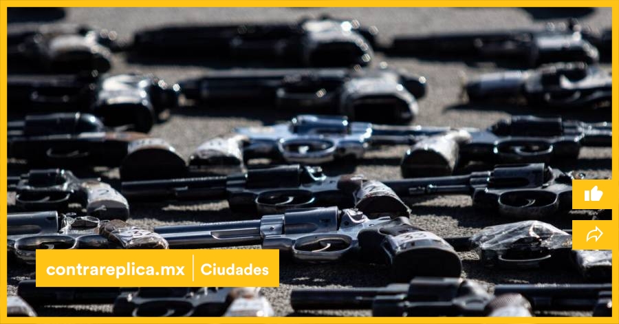 Decomisan mil 710 armas de fuego tras operativos en CDMX - ContraRéplica - Noticias