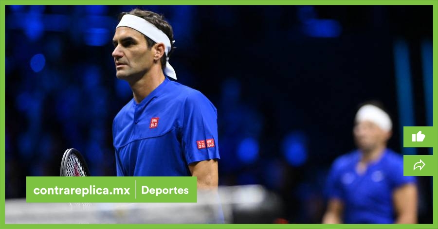 Roger Federer inicia su partido de la Laver Cup, el último de su carrera - ContraRéplica - Noticias