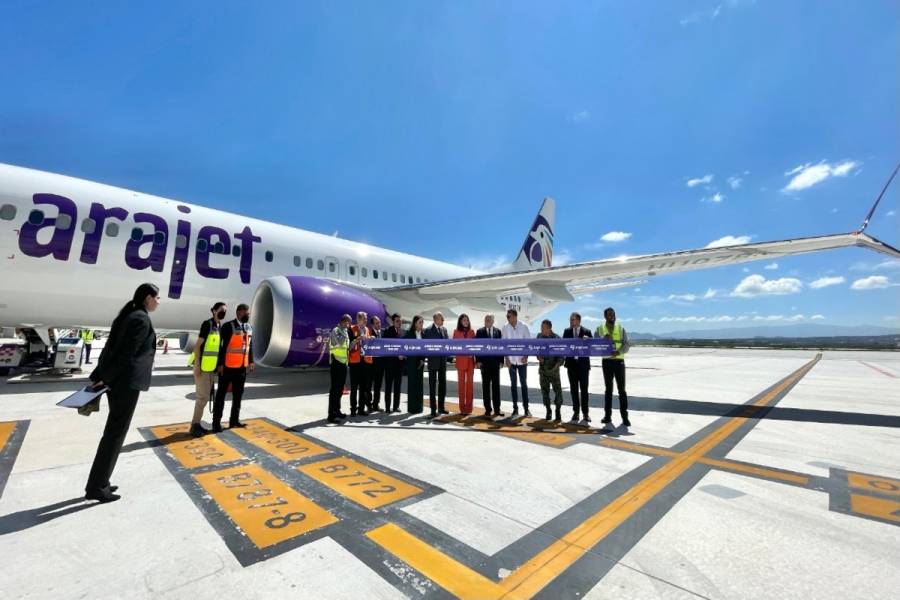 Aterriza en el AIFA el primer vuelo procedente de República Dominicana - ContraRéplica - Noticias