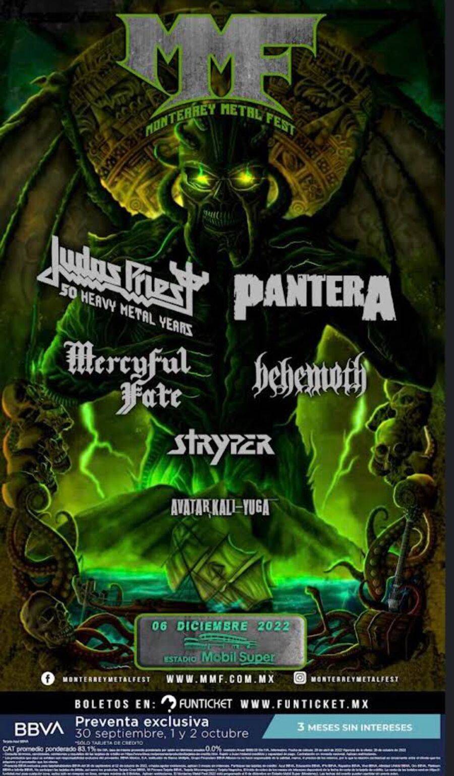 El Monterrey Metal Fest hará rugir la Sultana del Norte con un elenco de ensueño - ContraRéplica ...
