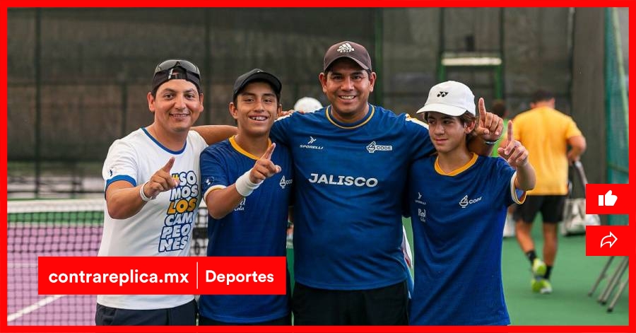 Jalisco, Durango y Querétaro, desfilan como primeros campeones del tenis - ContraRéplica - Noticias