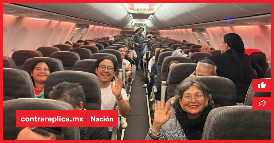Primer vuelo de la Sedena con 140 mexicanos parte con éxito desde Israel - ContraRéplica - Noticias
