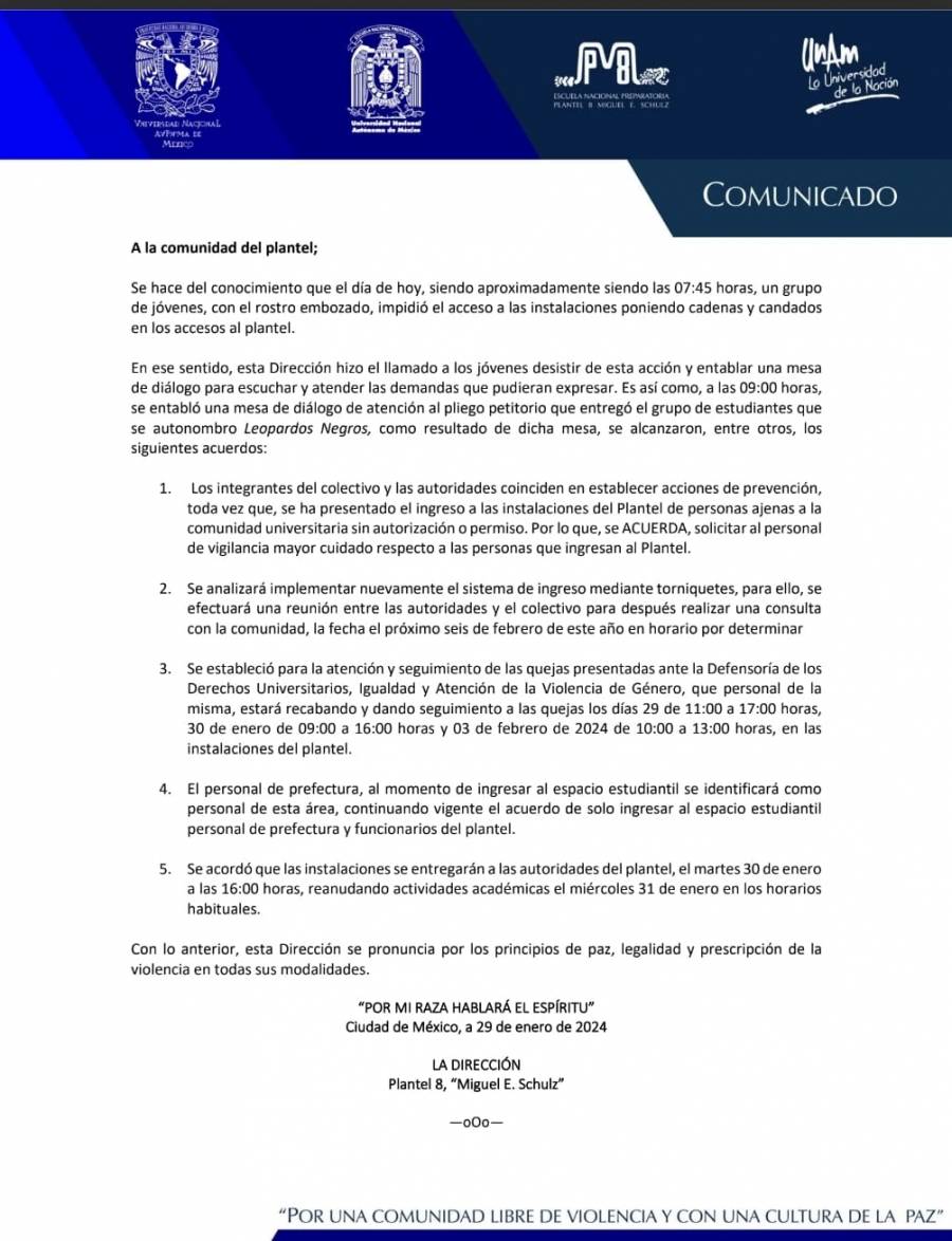 Ante la falta de atención a denuncias sexuales, encapuchados toman ...