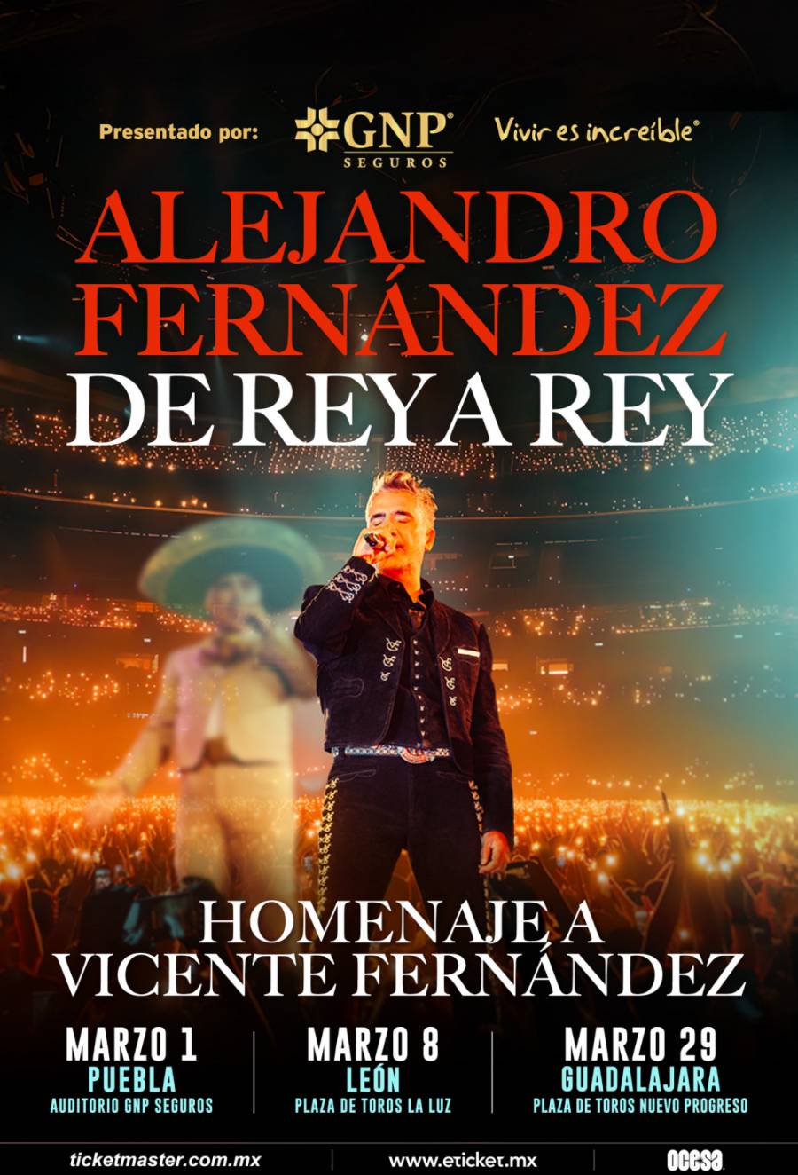 Alejandro Fernández, De Rey a Rey, un homenaje a Vicente Fernández ...